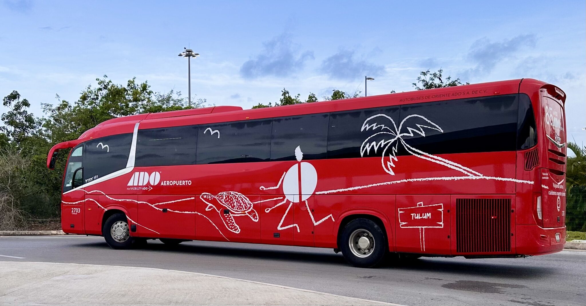 Cancun Airport Bus Service on the ADO Bus